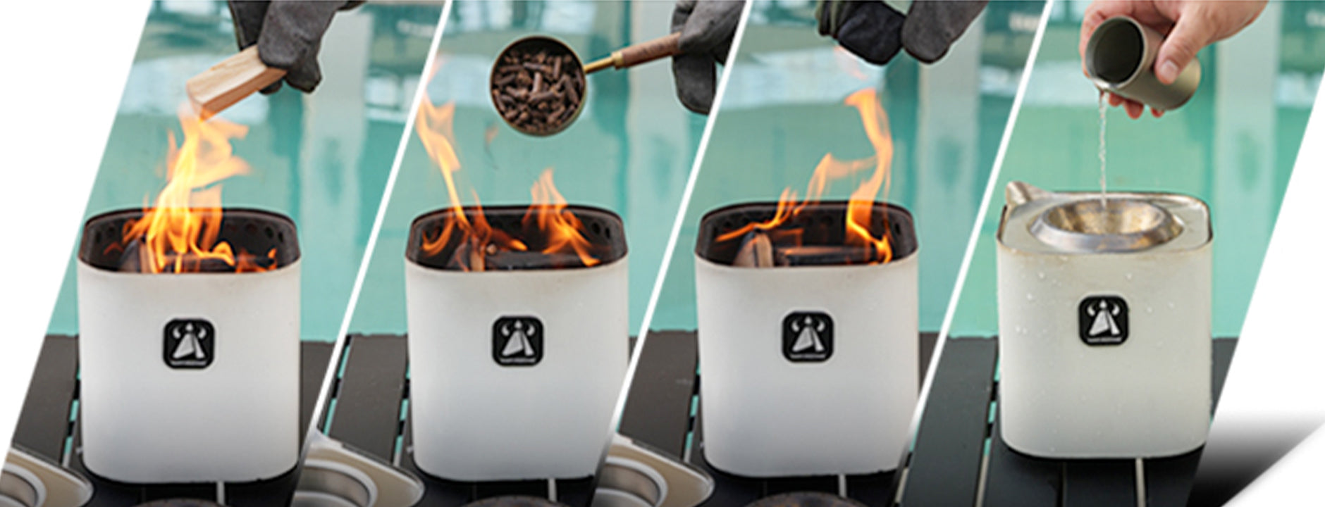 BondStove Mini - Smokeless Portable Tabletop Fire Pit for Backyard ...